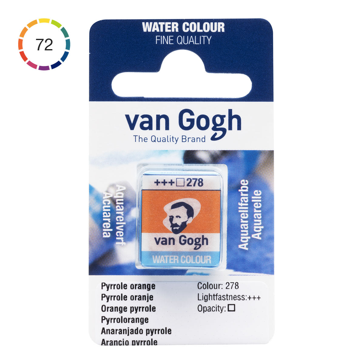 Van Gogh Watercolour Half Pan Single Colors – Markers N Pens