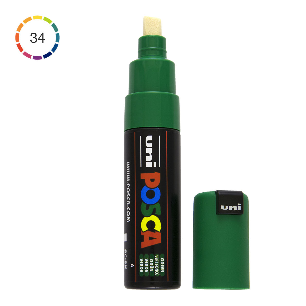 Uni Posca Marker PC-8K, Broad 8 mm – Markers N Pens